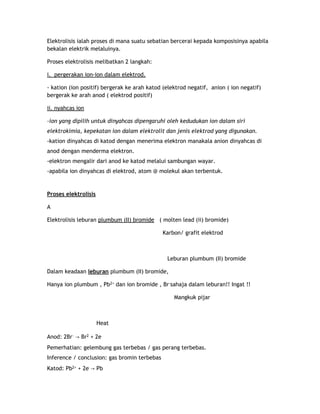 Nota kimia t4 | PDF