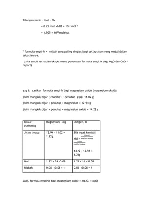 Nota kimia t4 | PDF