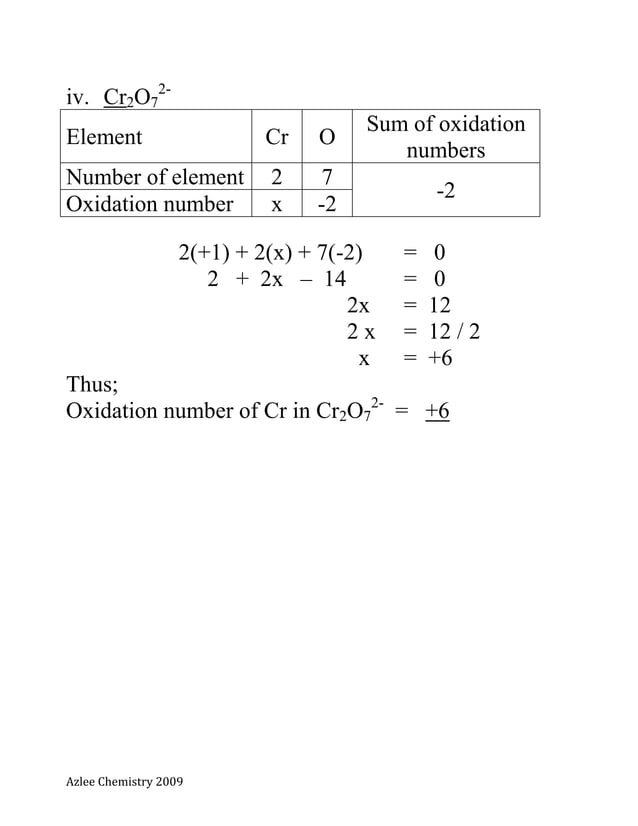 Nota kimia t5 no pengoksidaan | PDF