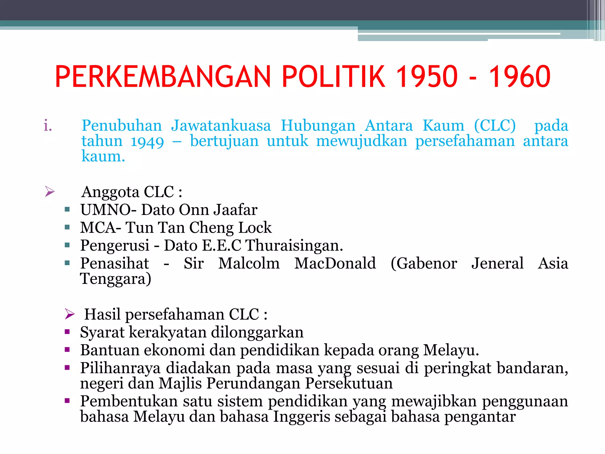 Nota kuliah 5 (perkembangan politik 1) | PPTX