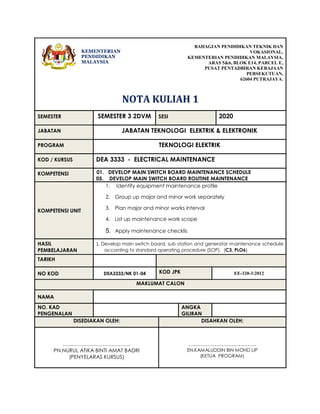 Nota Kuliah 1 - Electrical Maintenance.pdf