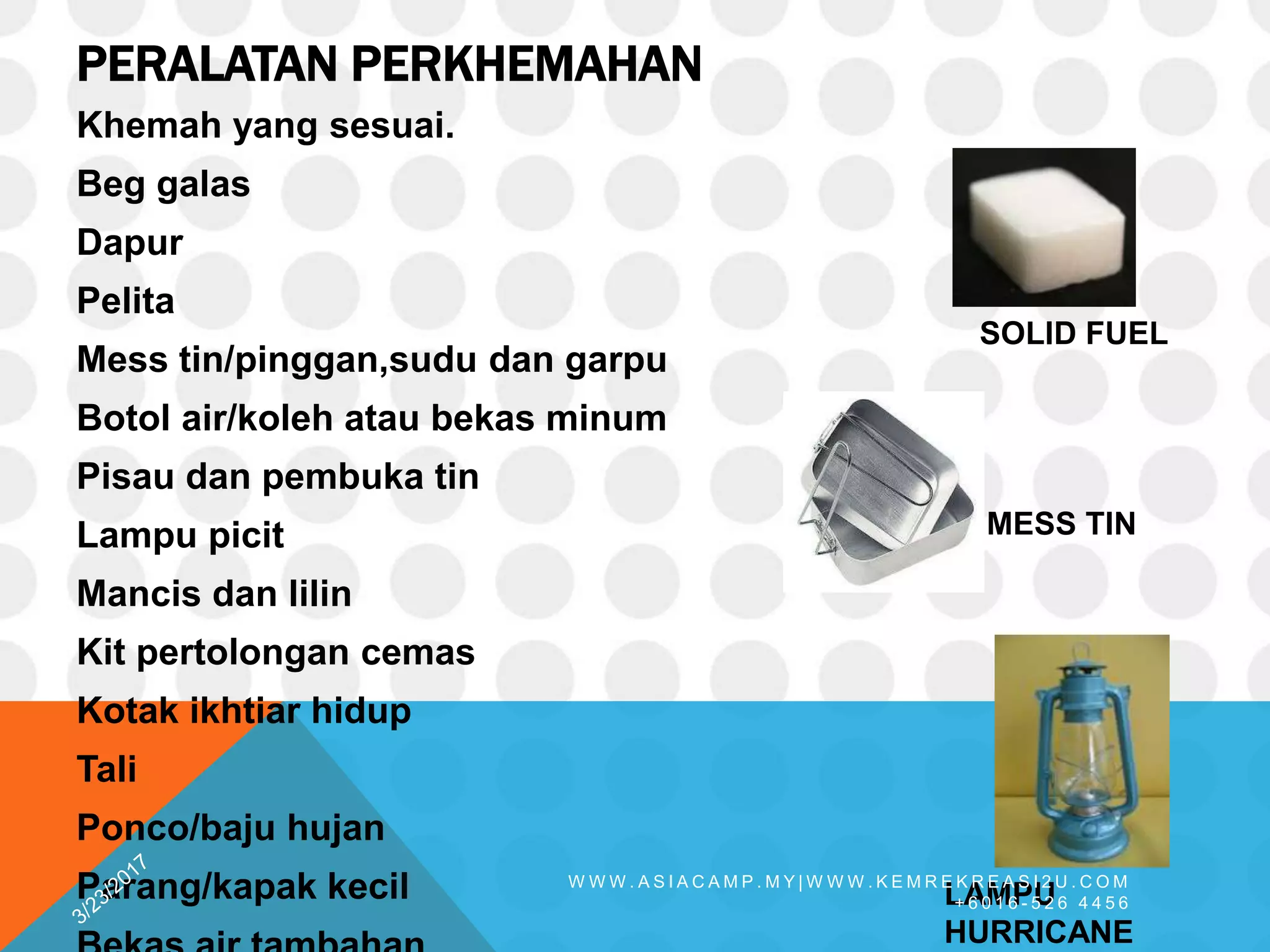 Nota kursus asas rekreasi luar (outrec 1) | PPTX