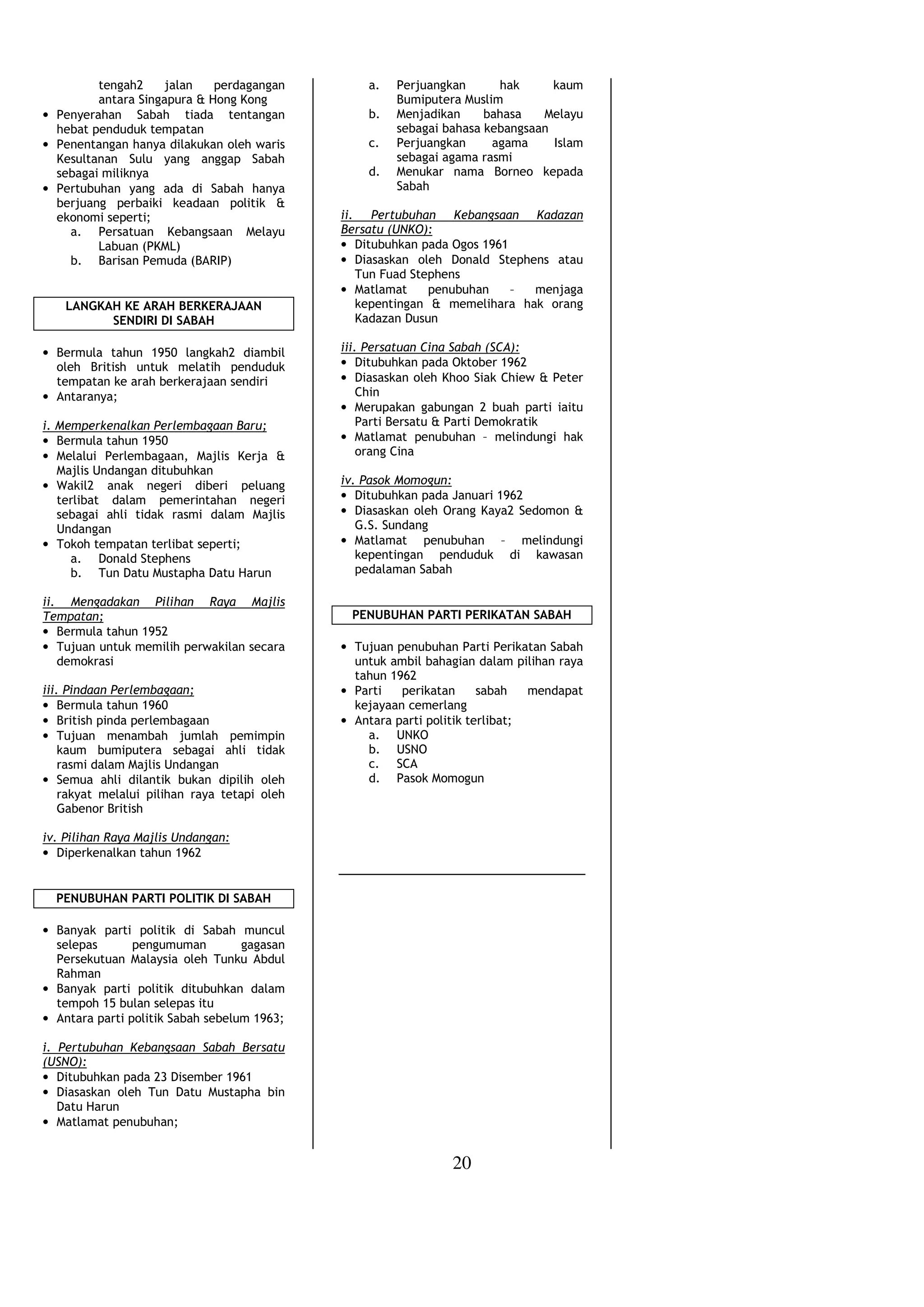 Nota Sejarah Tingkatan 3 | PDF