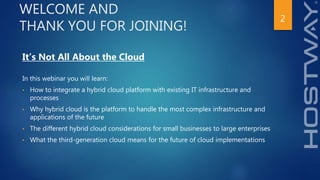 It's Not All About the Cloud | PPT