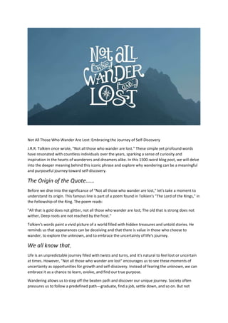 Not All Those Who Wander Are Lost.docx
