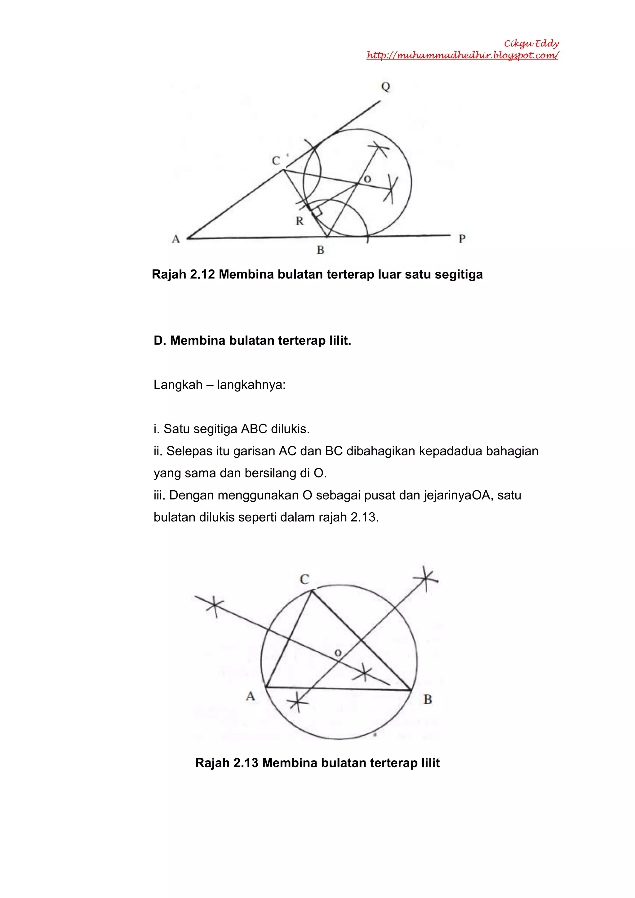 Nota lukisan kejuruteraan | DOCX