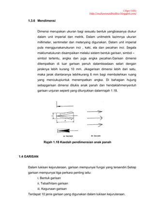Nota lukisan kejuruteraan | DOCX