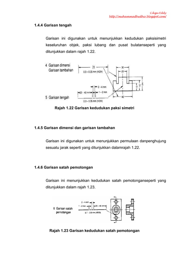 Nota lukisan kejuruteraan | DOCX