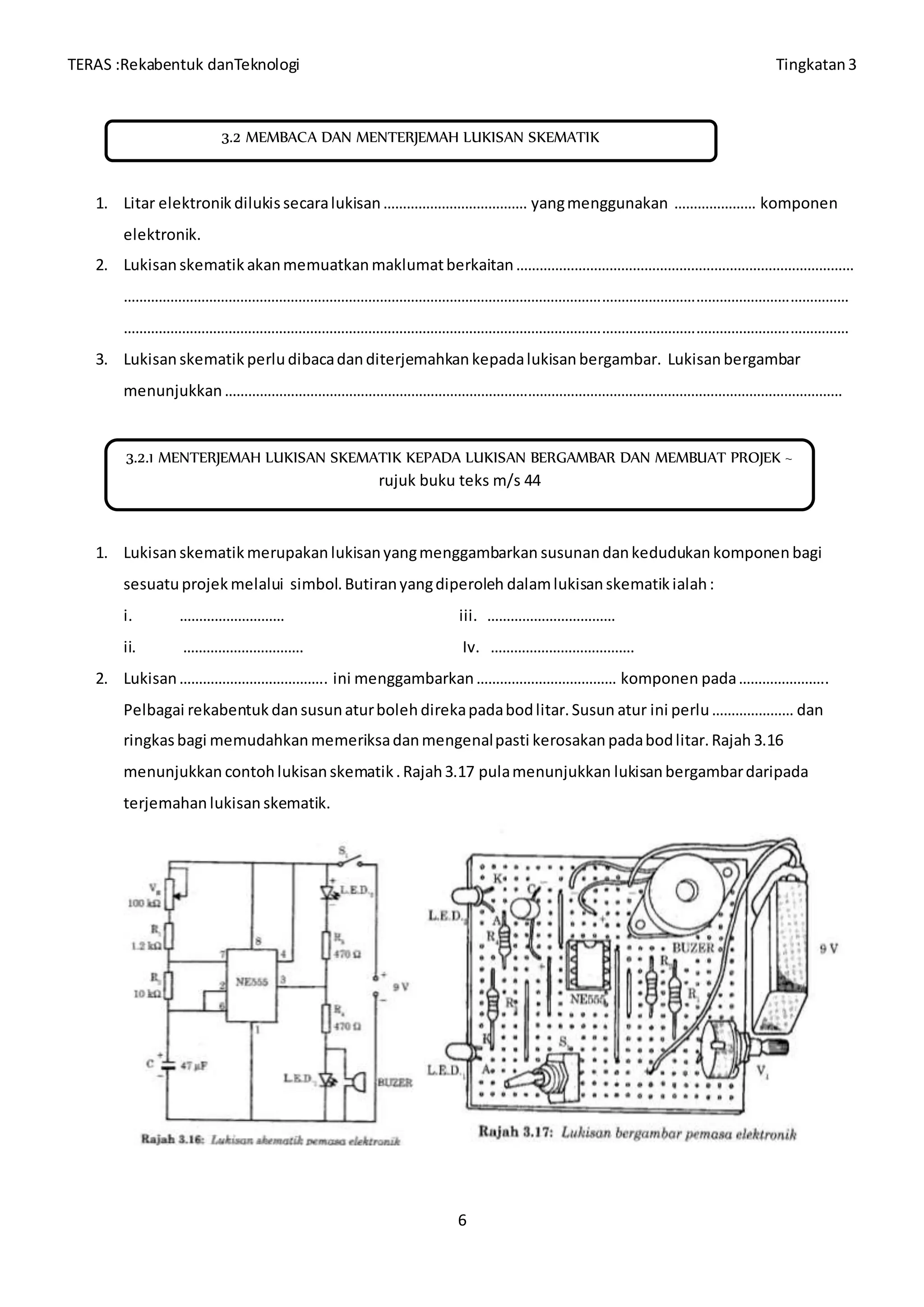 Nota lukisan skematik t3 | PDF