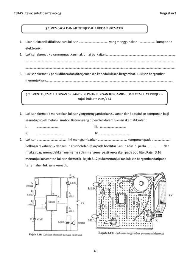 Nota lukisan skematik t3 | PDF