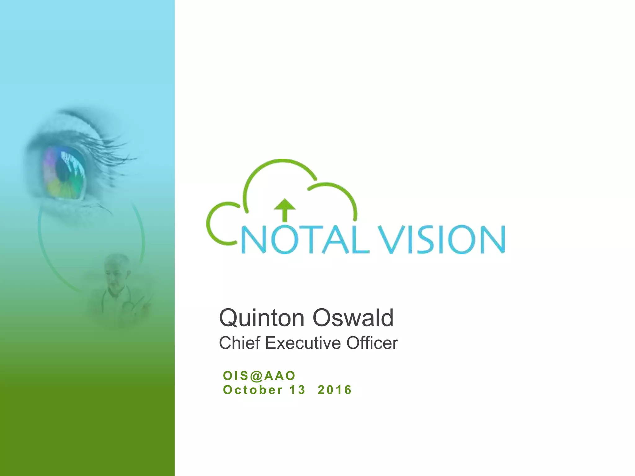 Posterior Segment Company Showcase - Notal vision | PPTX