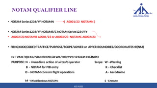 notam, notice to the airmen by icao icao | PPTX