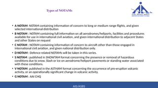 notam, notice to the airmen by icao icao | PPTX