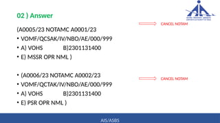 notam, notice to the airmen by icao icao | PPTX