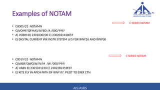 notam, notice to the airmen by icao icao | PPTX