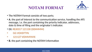 notam, notice to the airmen by icao icao | PPTX