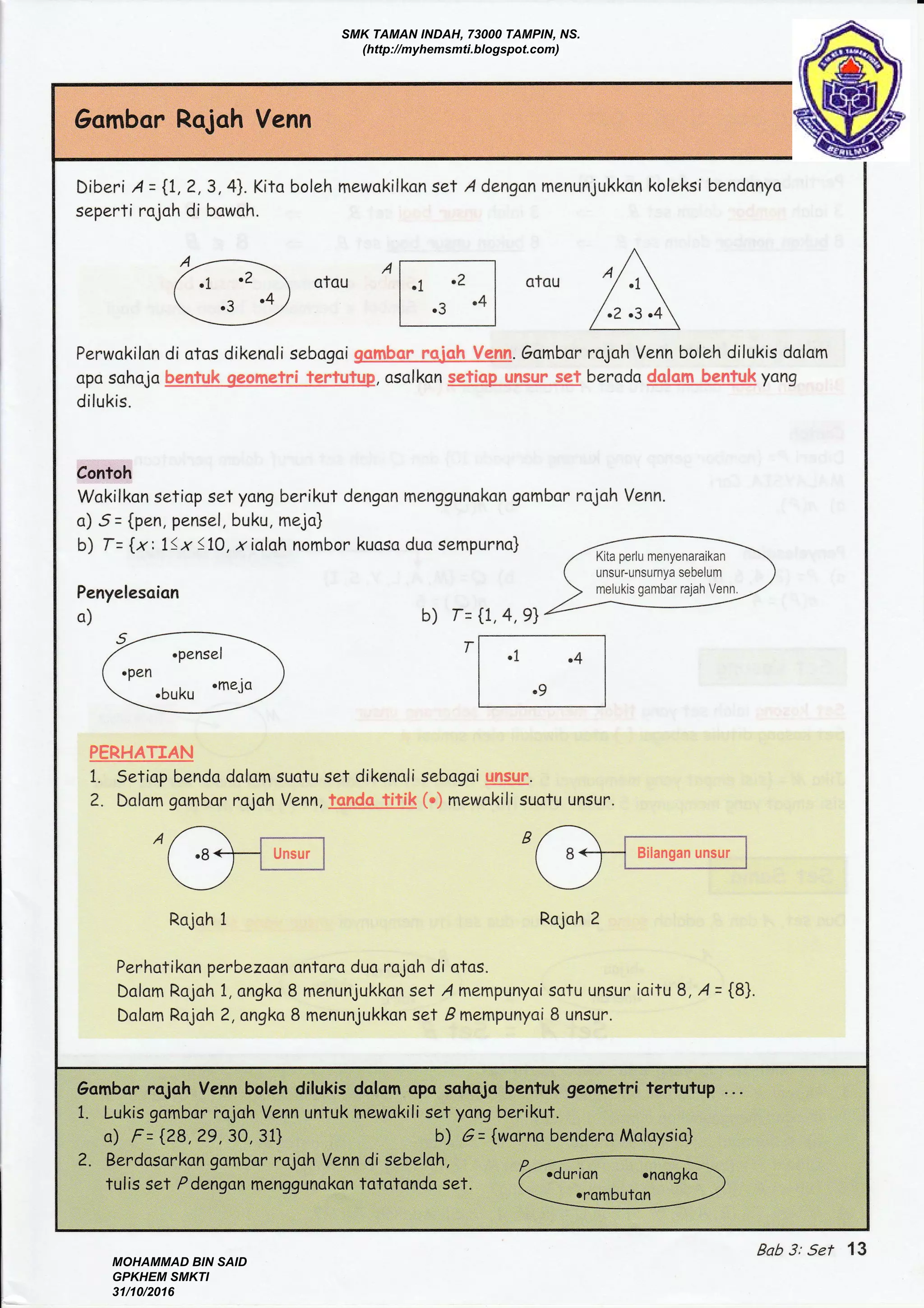 Nota matematik tingkatan 4 | PDF
