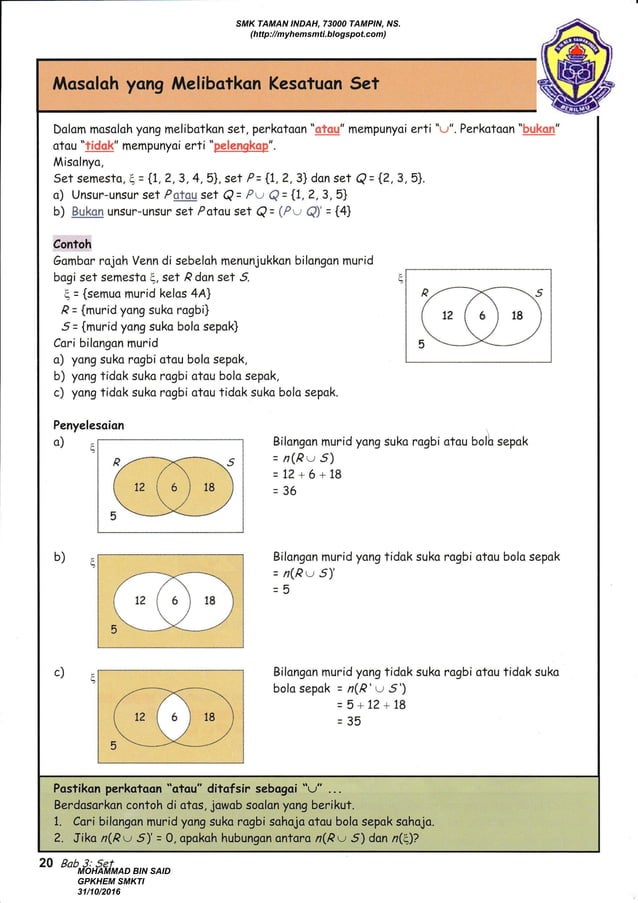 Nota matematik tingkatan 4 | PDF
