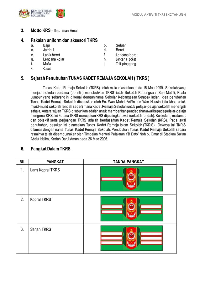 Nota modul TKRS 2021 | DOCX