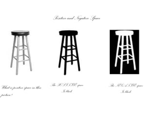Negative Space Stool