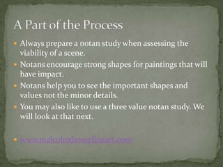 Painting Shapes and Notan Two Value Studies | PPTX