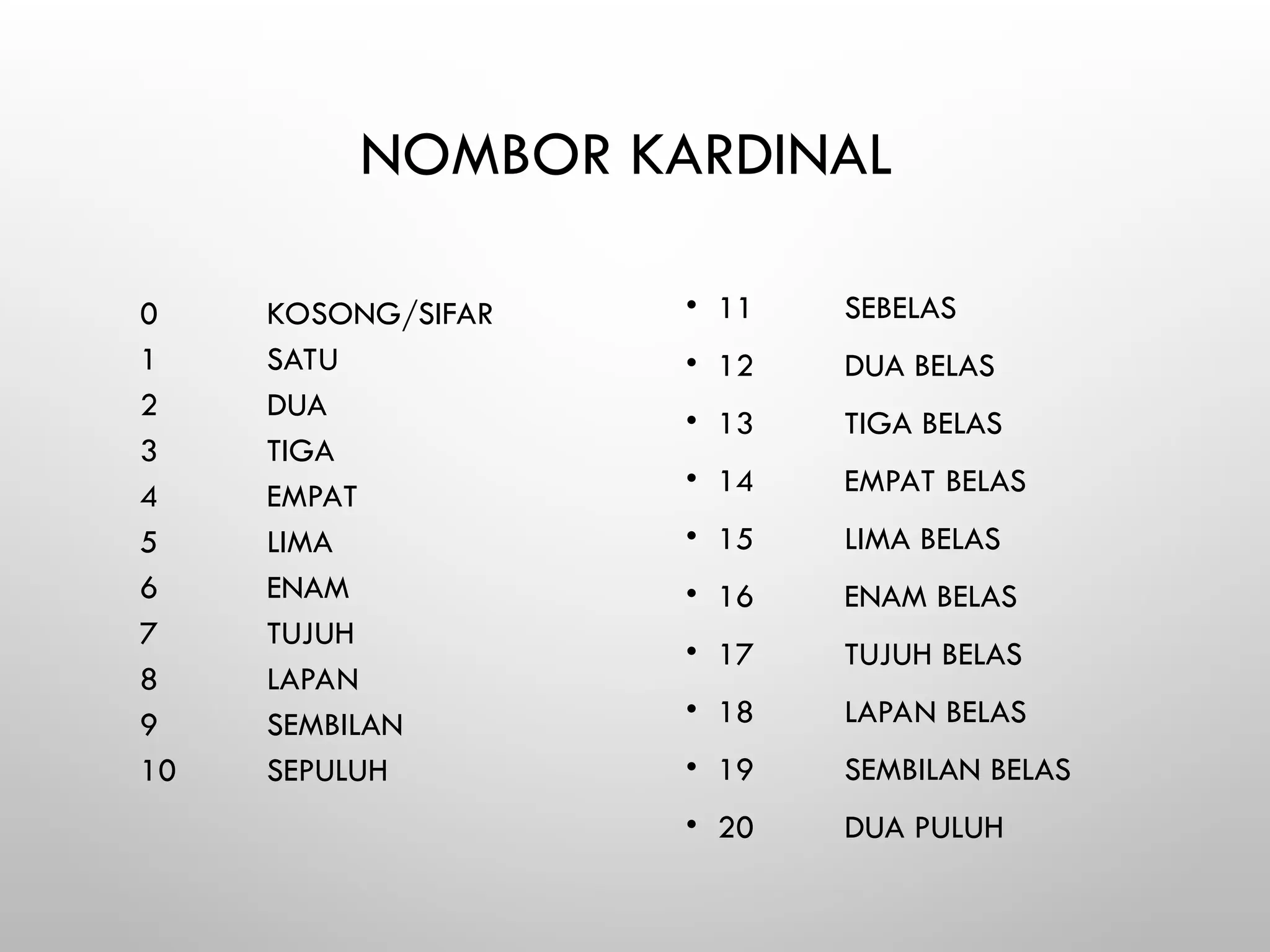 Asas Nota nombor matematik pengiraan .ppt