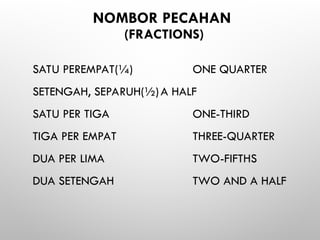 Asas Nota nombor matematik pengiraan .ppt
