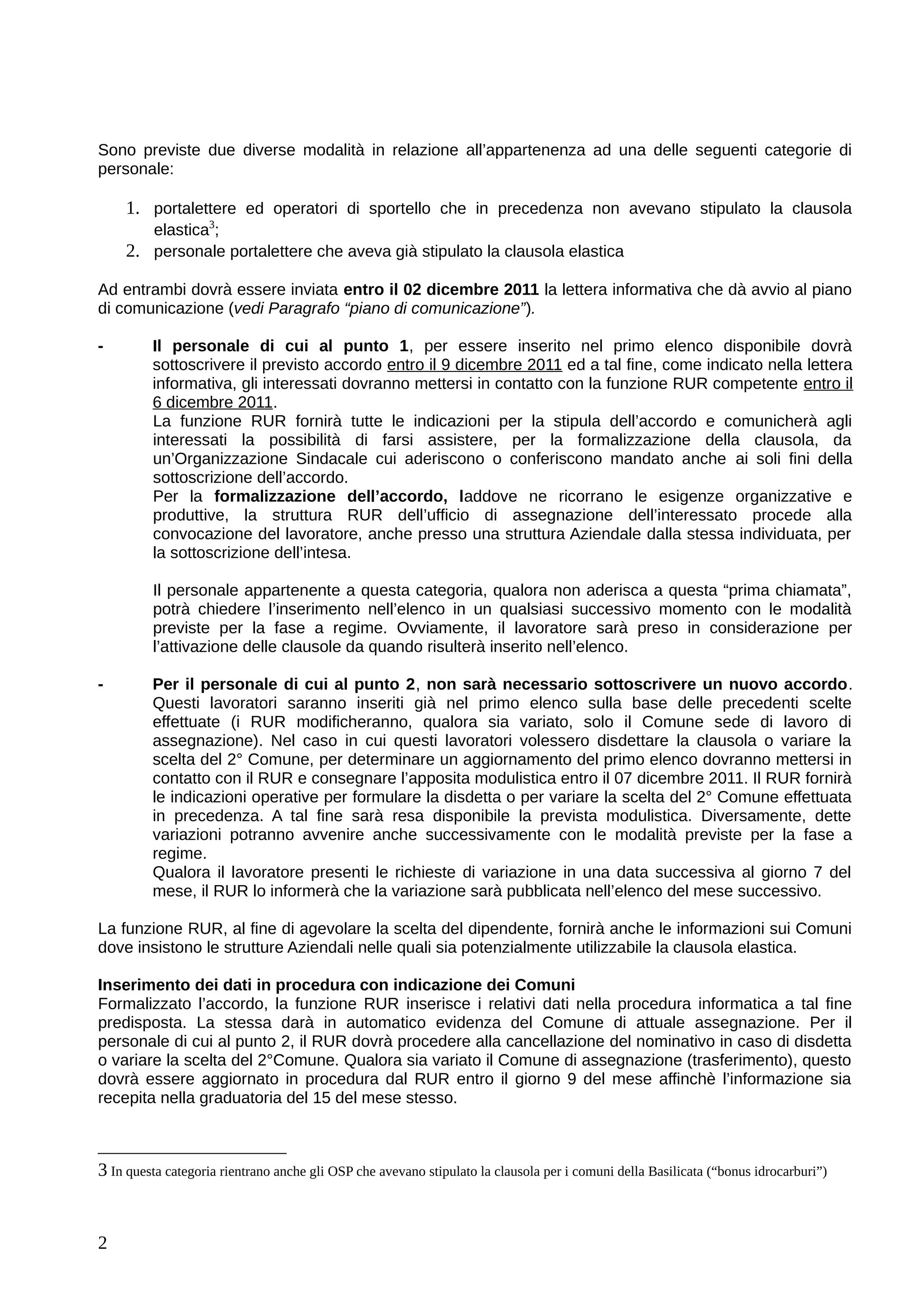 Nota operativa 30 nov 2011 | PDF