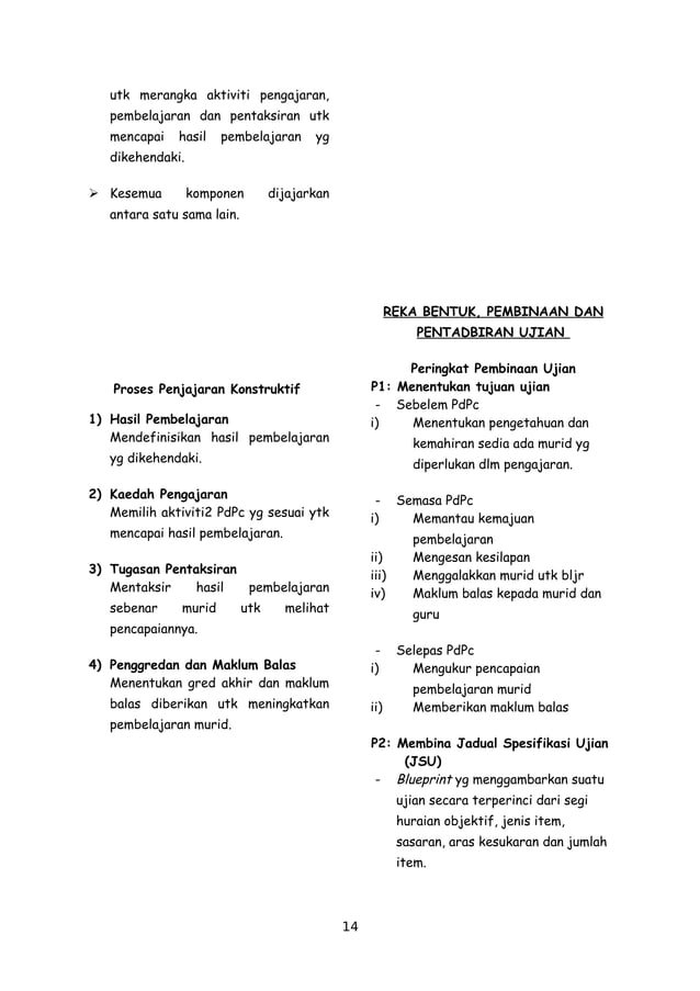 Nota Padat EDUP3063 - Pentaksiran Dalam Pendidikan | PDF