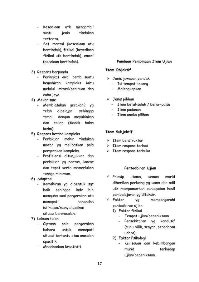 Nota Padat EDUP3063 - Pentaksiran Dalam Pendidikan | PDF