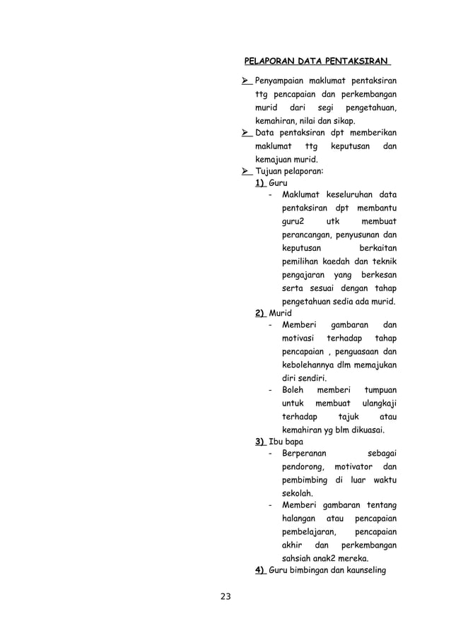 Nota Padat EDUP3063 - Pentaksiran Dalam Pendidikan | PDF