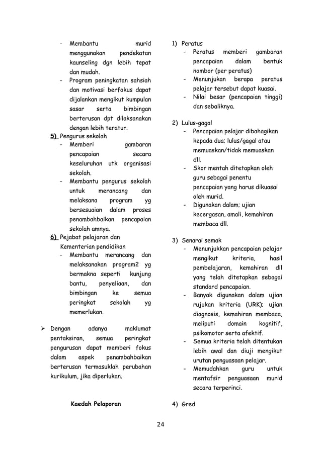 Nota Padat EDUP3063 - Pentaksiran Dalam Pendidikan | PDF