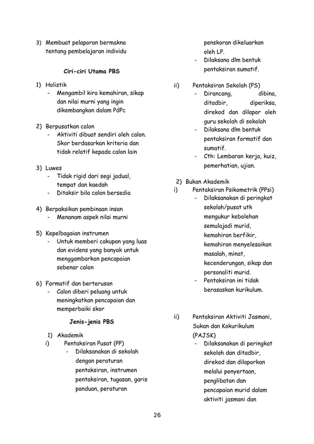 Nota Padat EDUP3063 - Pentaksiran Dalam Pendidikan | PDF