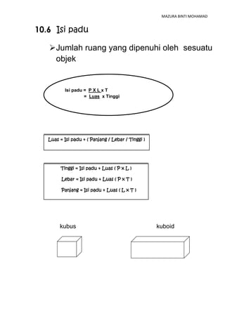 Nota Matematik UPSR Sekolah Rendah | PDF