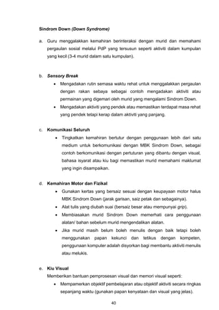 NOTA PENDIDIKAN INKLUSIF | PDF