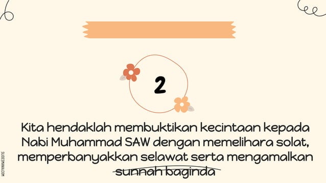 Nota Pendidikan Islam Tahun 6 - Kewafatan Nabi Muhammad SAW | PPT