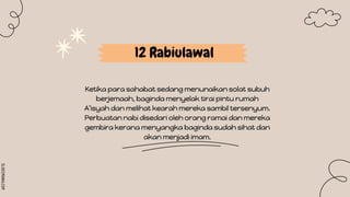 Nota Pendidikan Islam Tahun 6 - Kewafatan Nabi Muhammad SAW | PPT