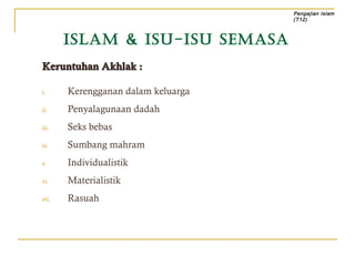 Nota pengajian islam mpw 1143 t12 | PPT