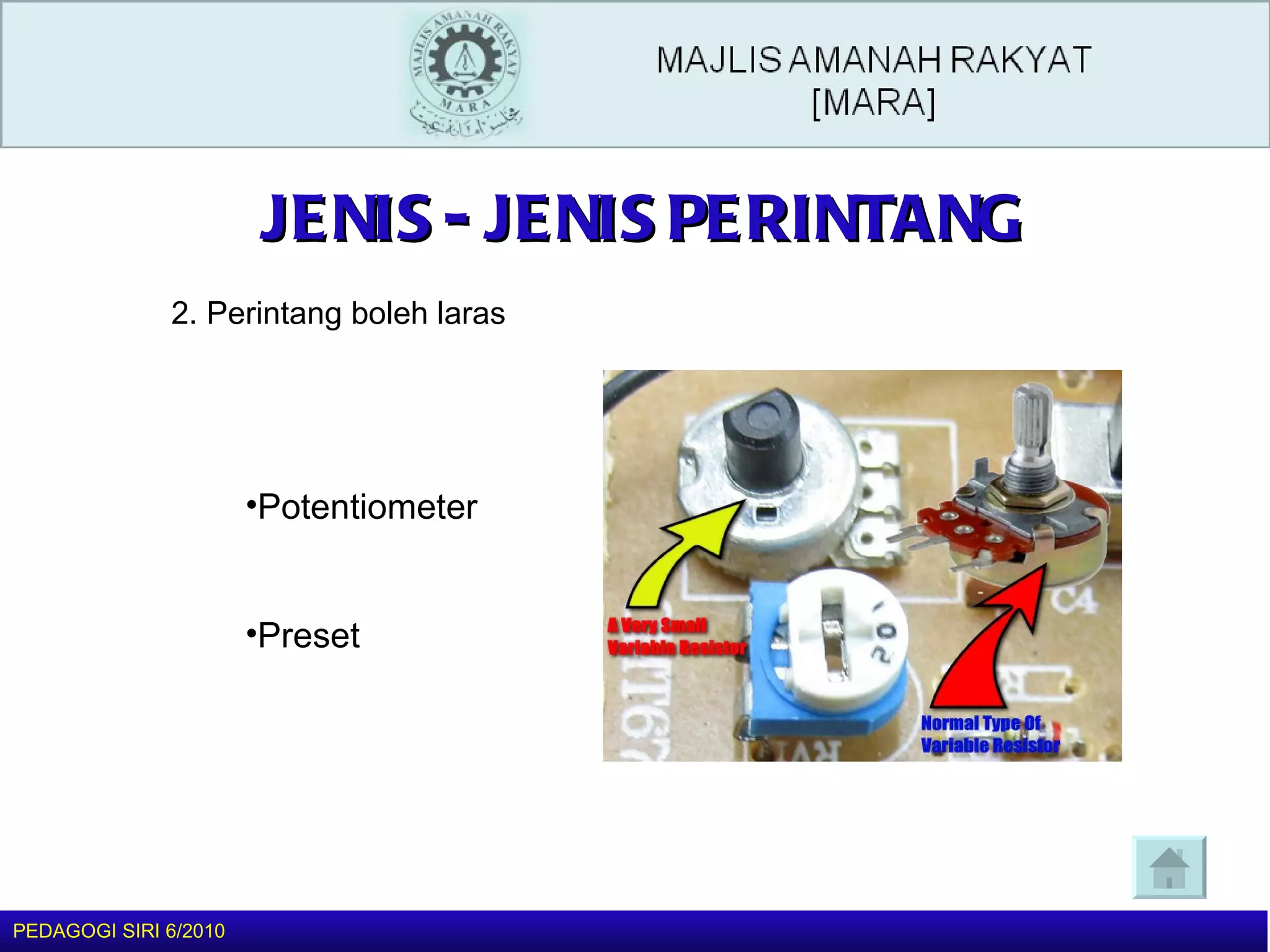 Nota perintang | PPT