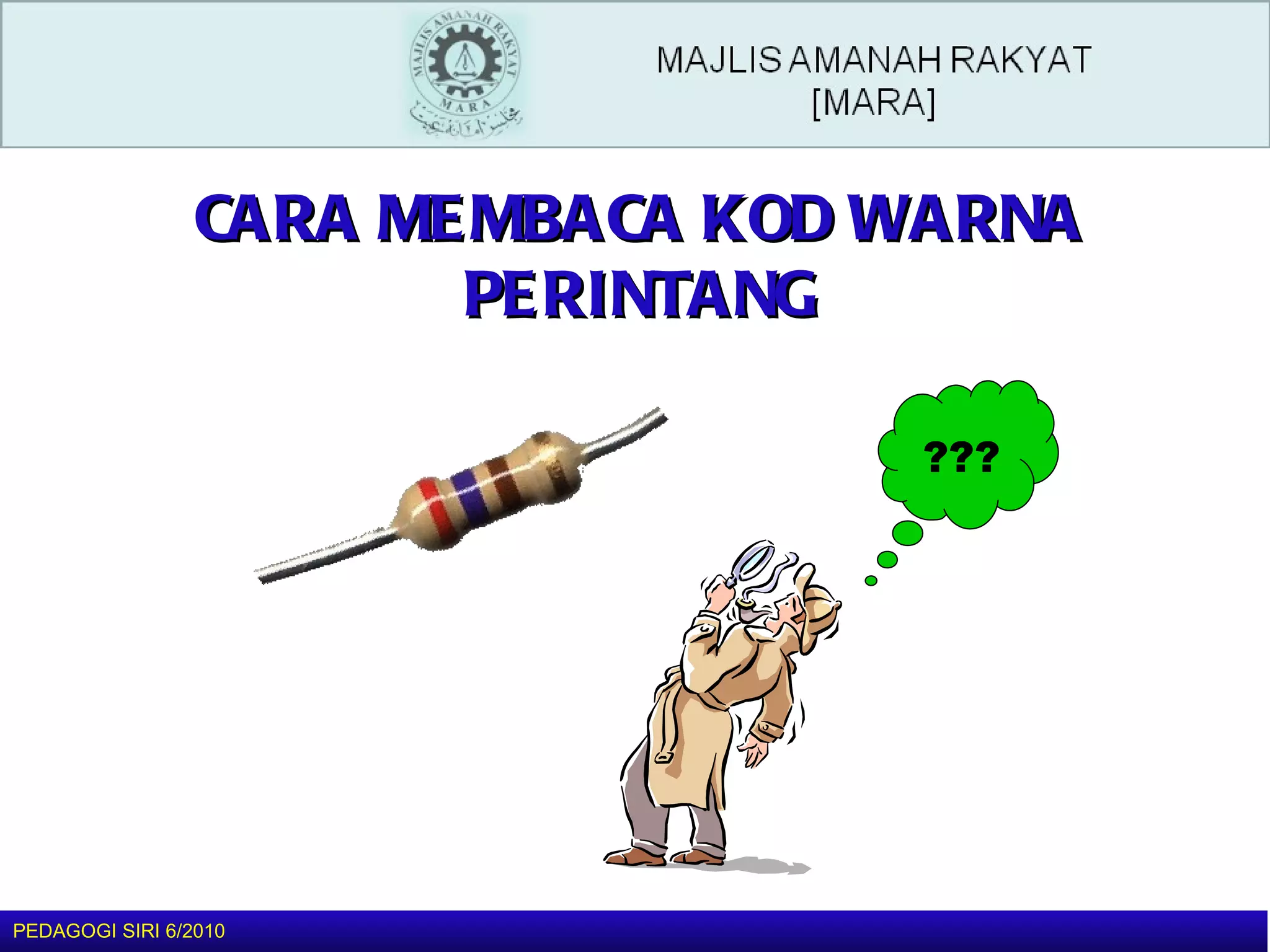 Nota perintang | PPT