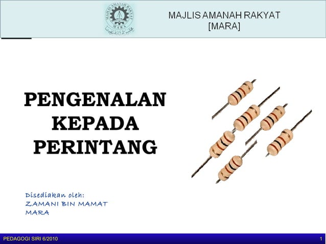 Nota perintang | PPT