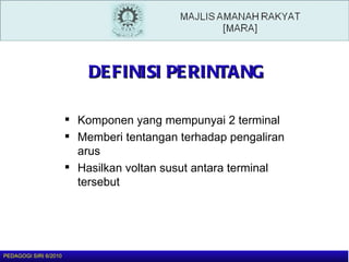 Nota perintang | PPT