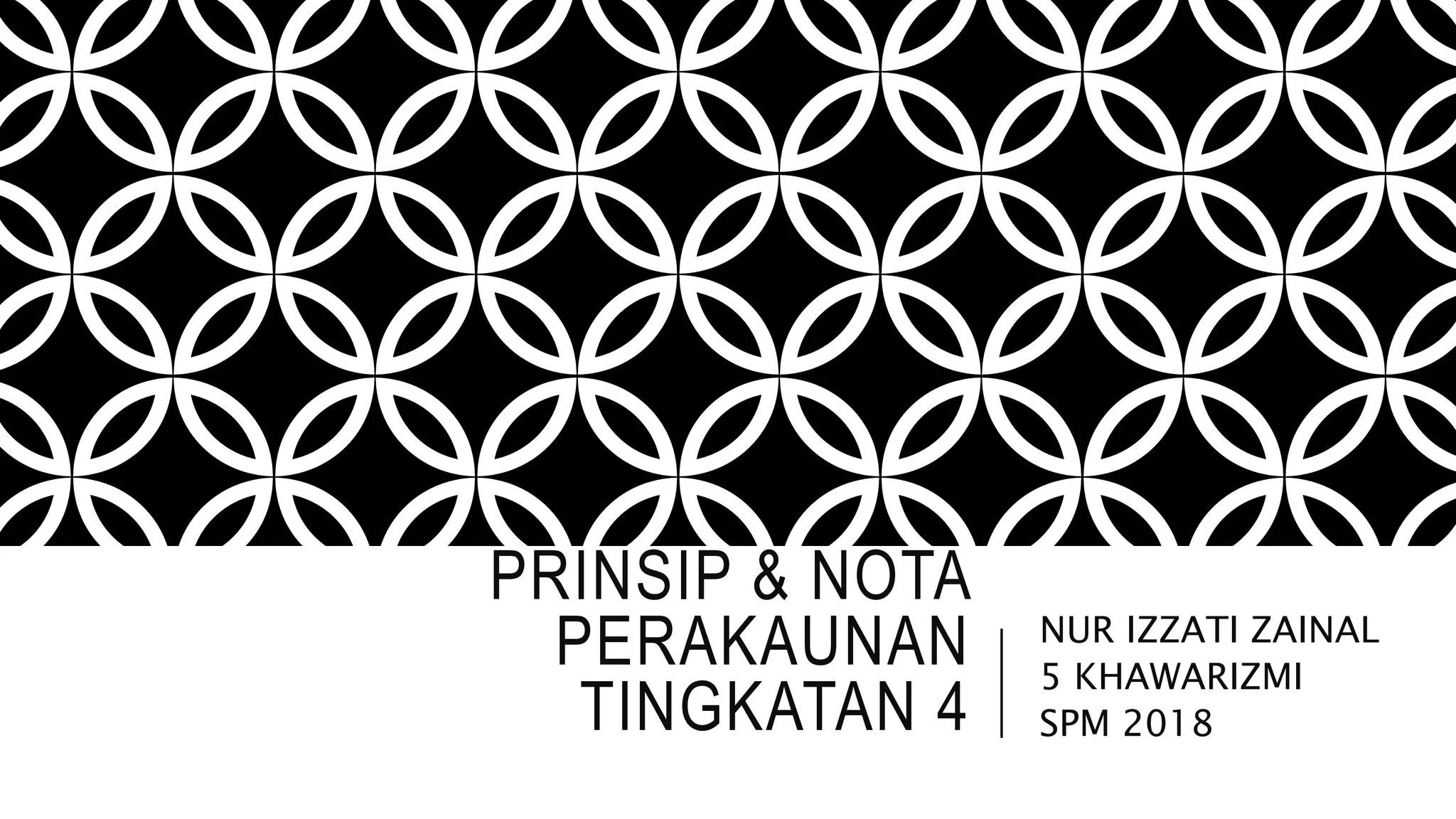 Nota prinsip akaun form 4 & 5 | PPTX