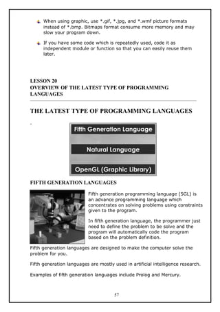 Nota program development | DOC