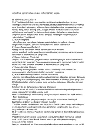 Nota psv (perkembangan seni kanak) | DOC