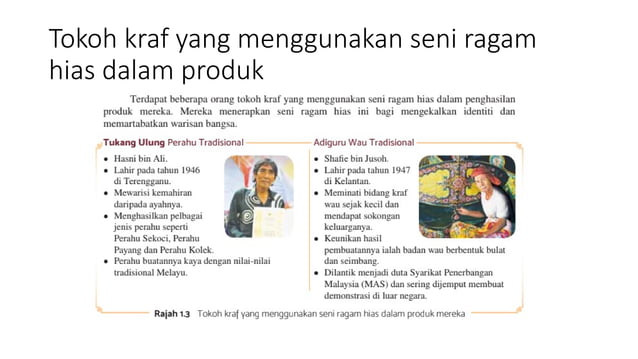 Nota PSV TINGKATAN 2 Tajuk 1 :Seni Ragam Hias | PPTX