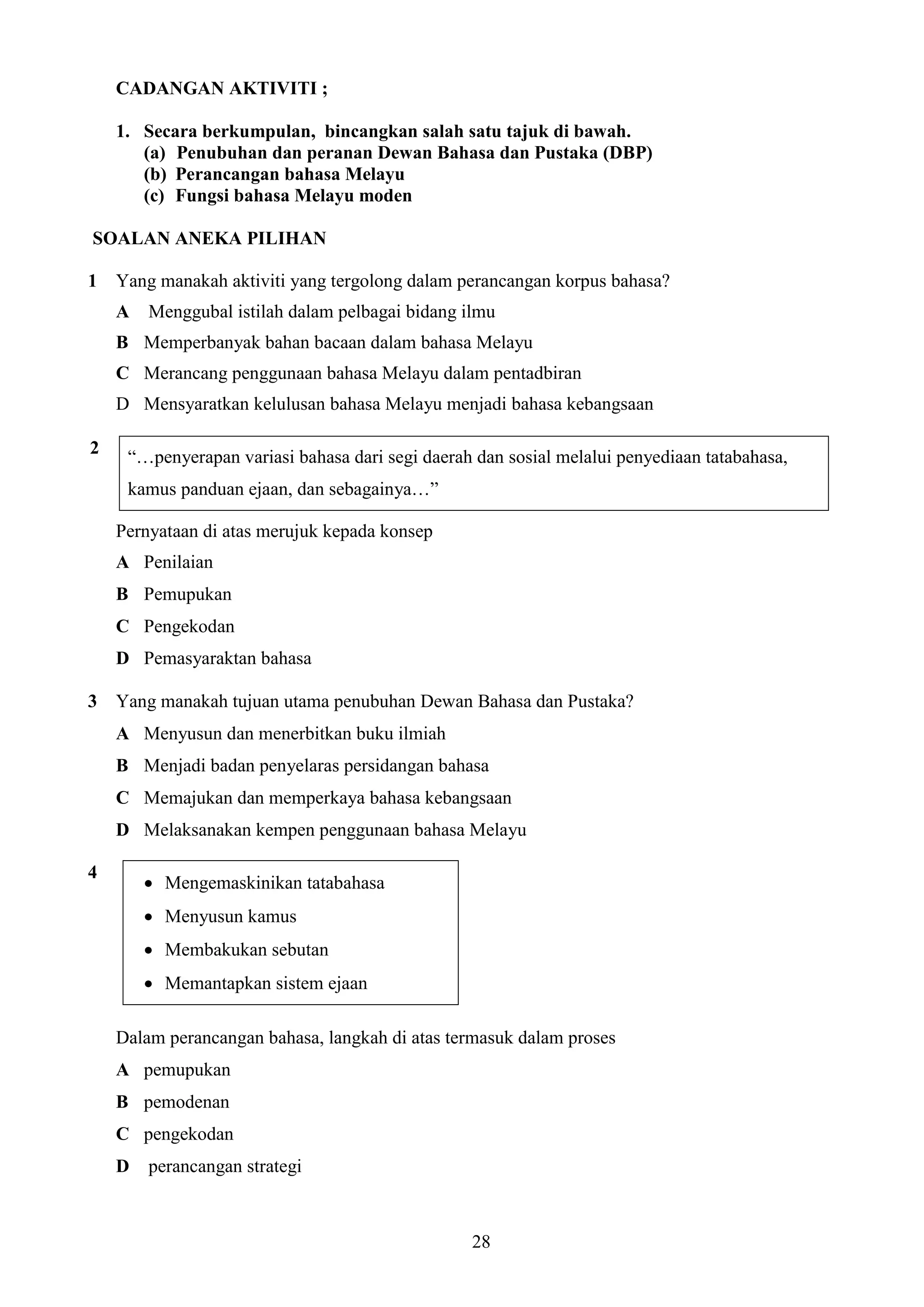 Nota ringkas bahasa melayu tingkatan 6 stpm penggal 1, 2, 3 | PDF