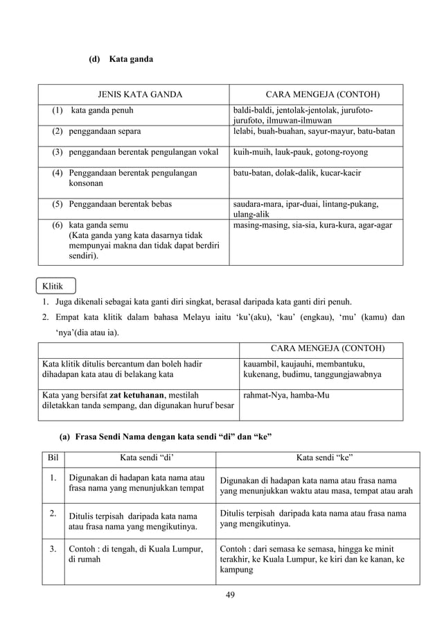 Nota ringkas bahasa melayu tingkatan 6 stpm penggal 1, 2, 3 | PDF