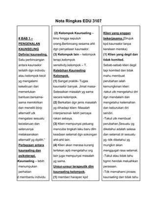 Nota ringkas edu 3107 | DOCX