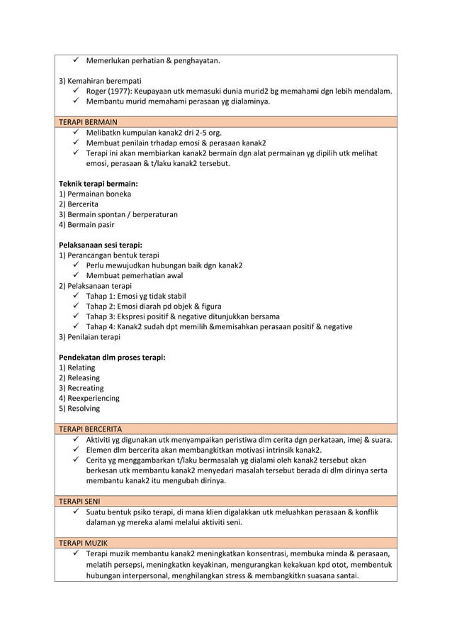 Nota ringkas pengurusan bilik darjah | PDF